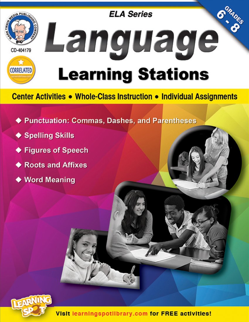 Mark Twain - Language Learning Stations, Grades 6 - 8 (English Language ...