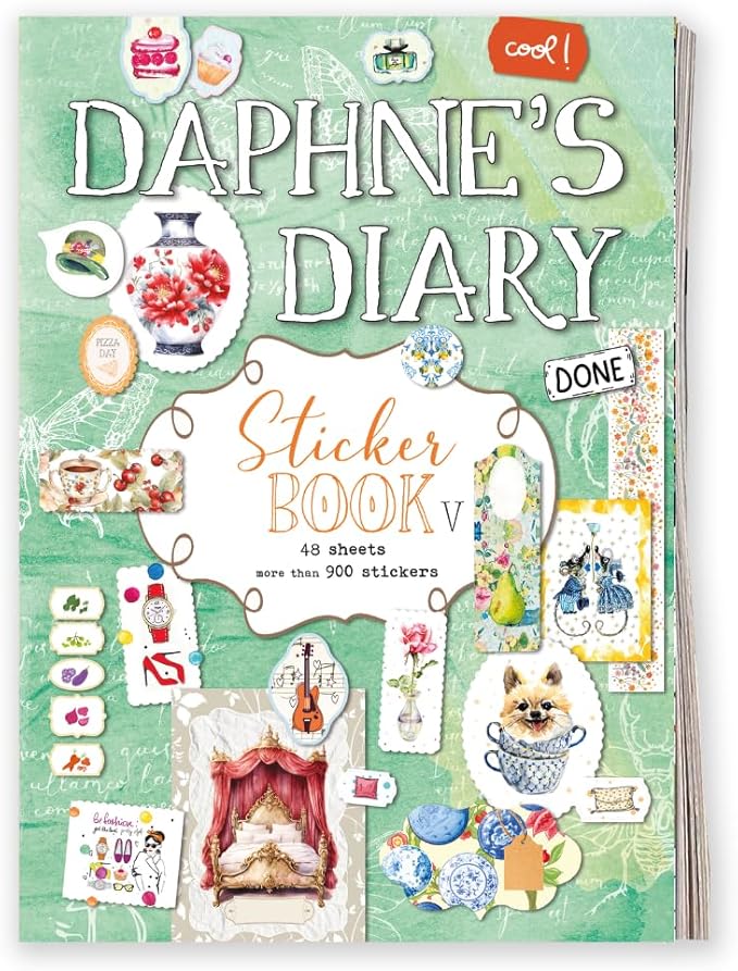 Amazon.com: Daphne's Diary Sticker Book | 900 Creative Stickers | Ideal ...