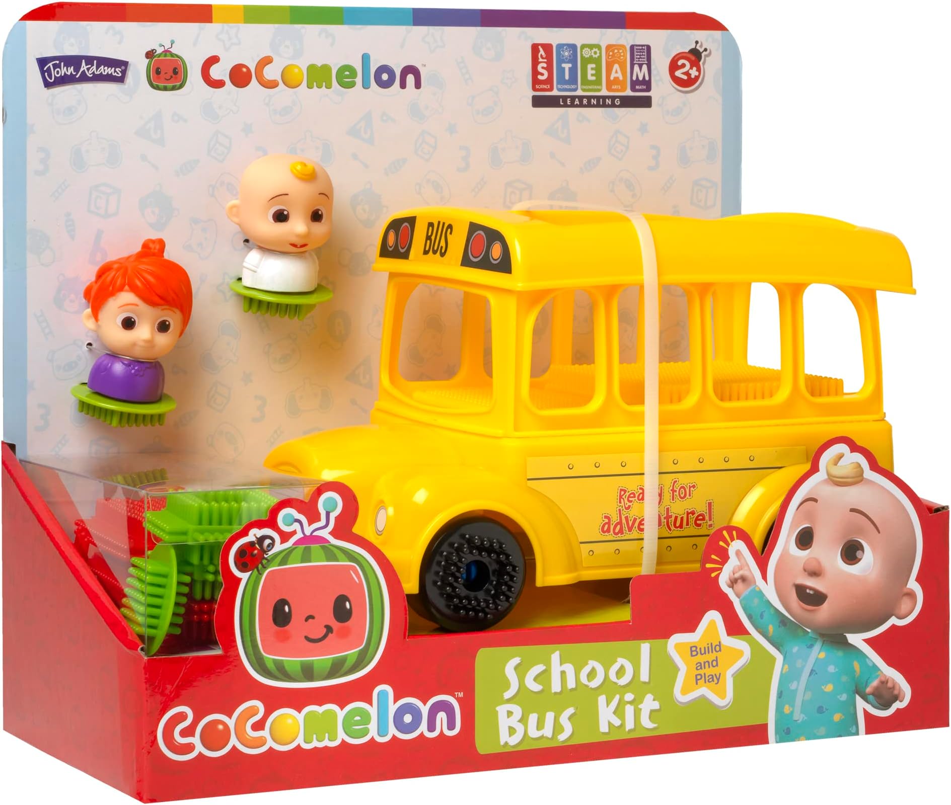Cocomelon Musical Bus for Kids - Yellow School Bus with Built-in ...