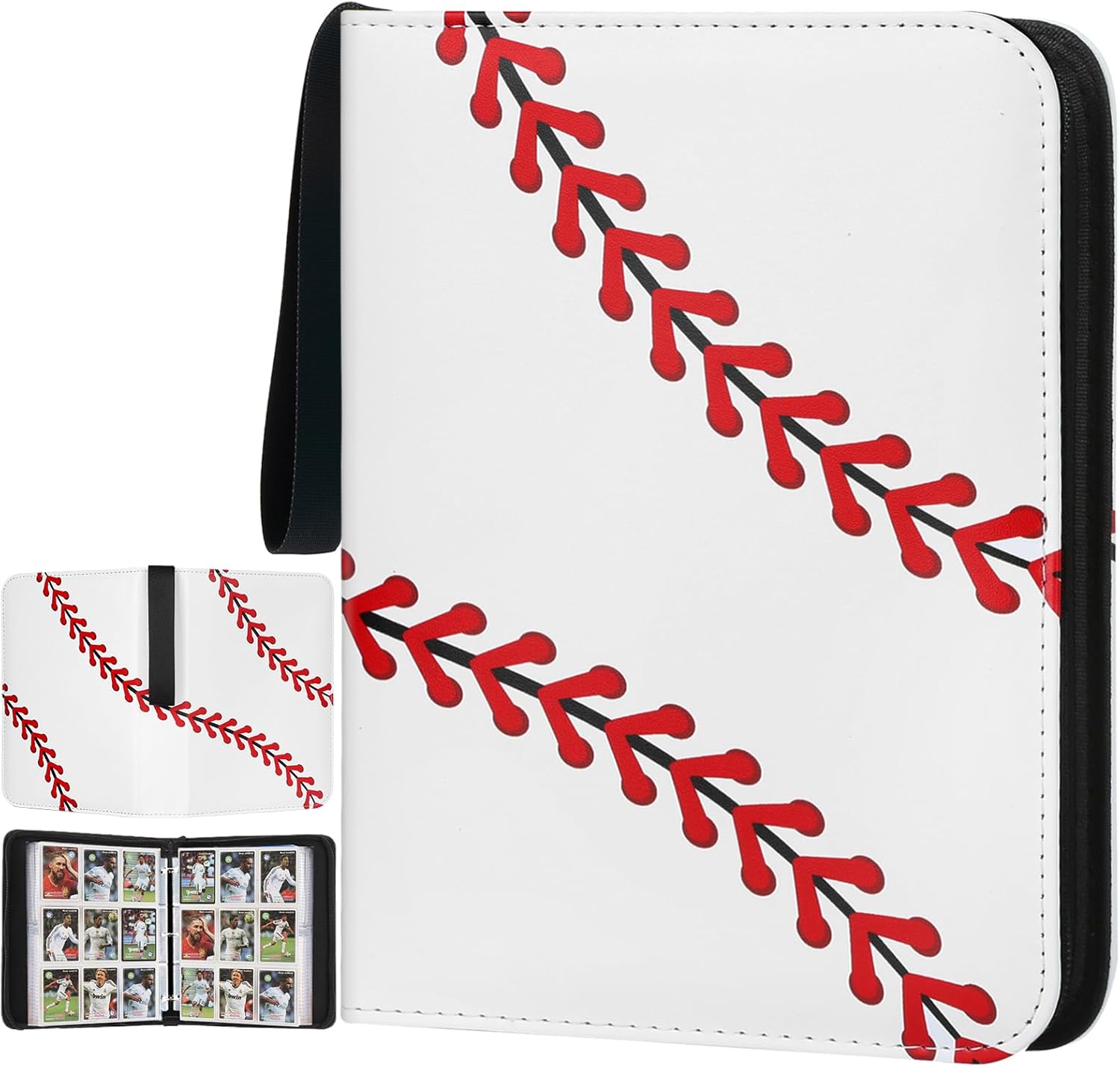 Amazon.com: GERMUN Baseball Card Binder 9 Pocket, Card Collection ...