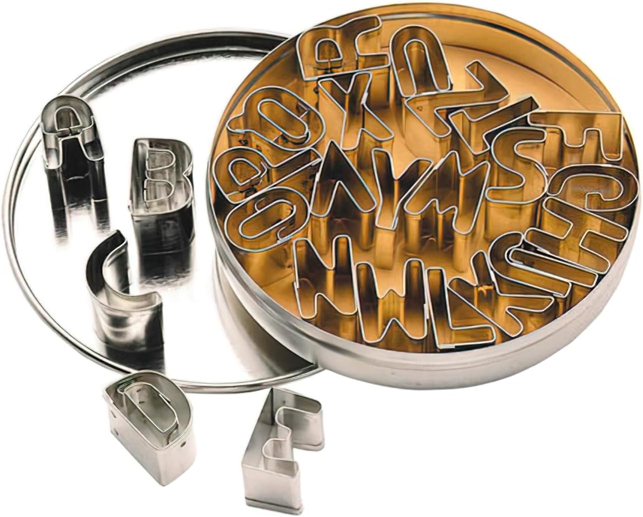 Amazon.com: KitchenCraft KCLMCUTALPH Let's Make Alphabet Cookie Cutters ...