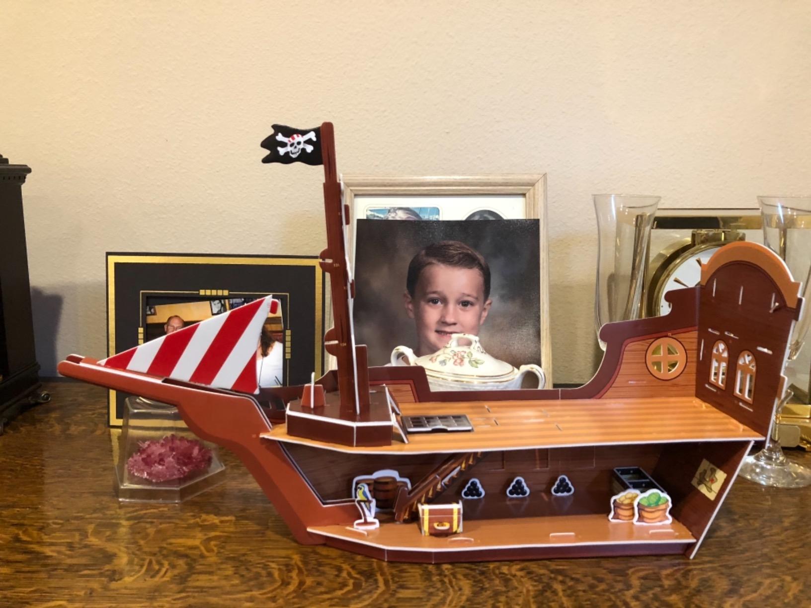 Amazon.com: Melissa & Doug Pirate Ship 3-D Puzzle : Toys & Games