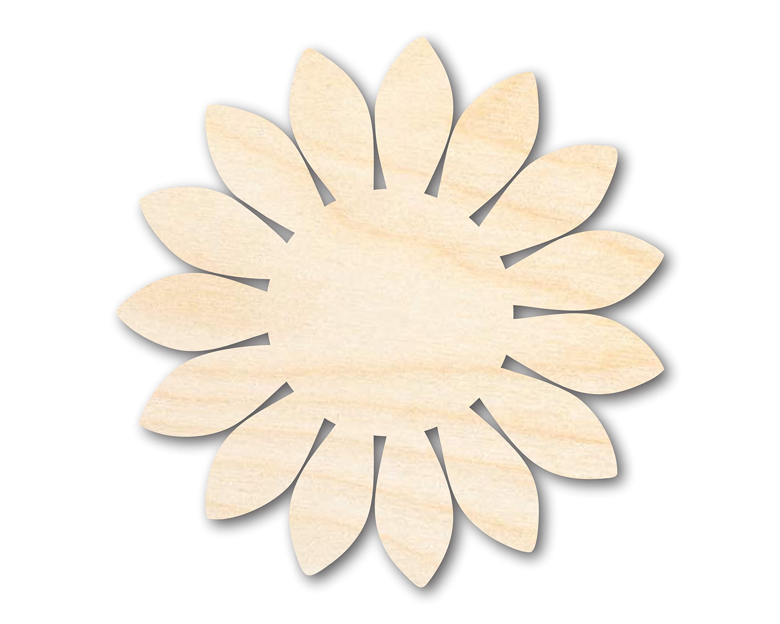 Amazon.com: Unfinished Wood Sunflower Shape Craft up to 36" 8" / 1/8"