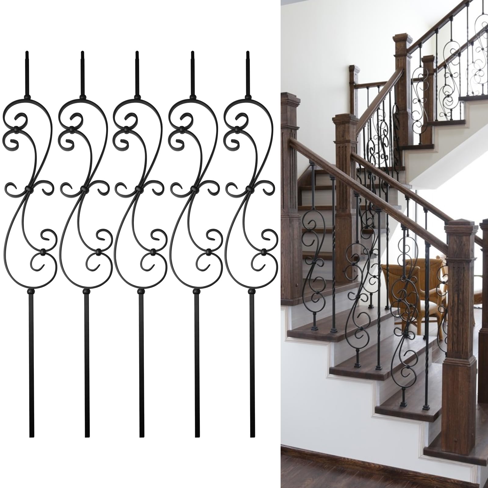 Wrought Iron Scroll Staircase WELCOME! | Escondido Metal Supp