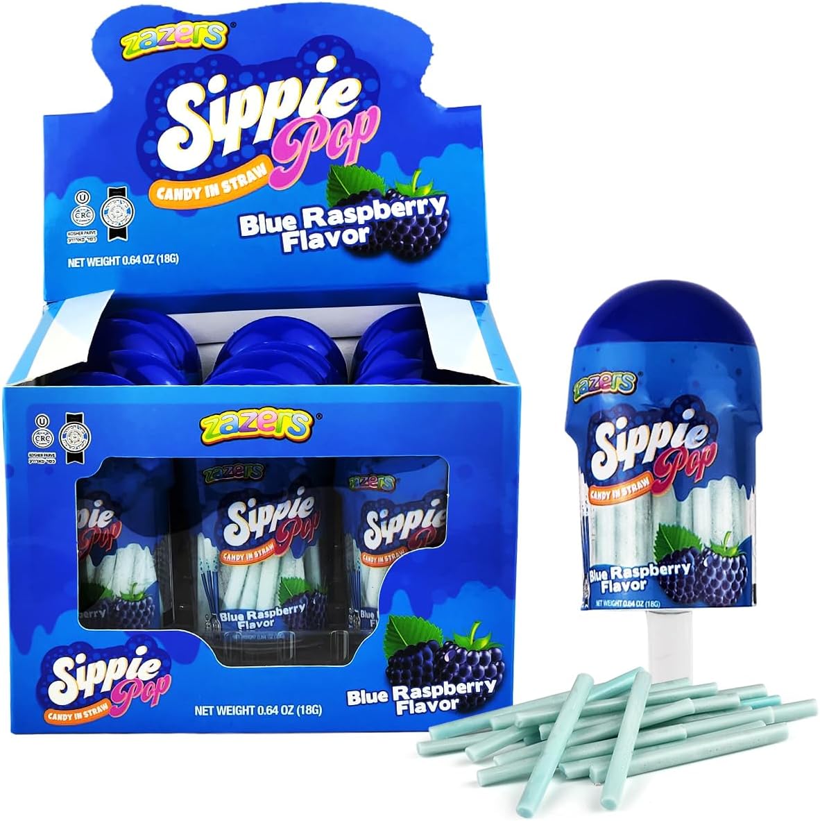 Amazon.com: Mega Bitz Fruit Nuggets Candy - 12 Pack Naturally Flavored ...