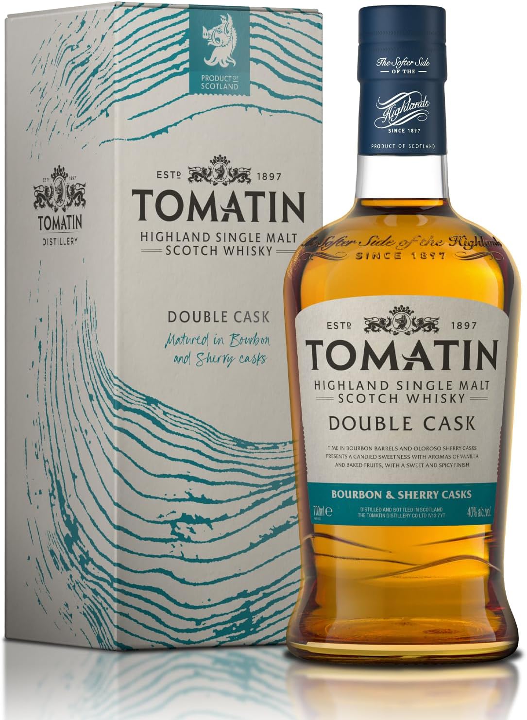 Tomatin Single Malt Scotch Whisky, Double Cask Highland Single Malt ...