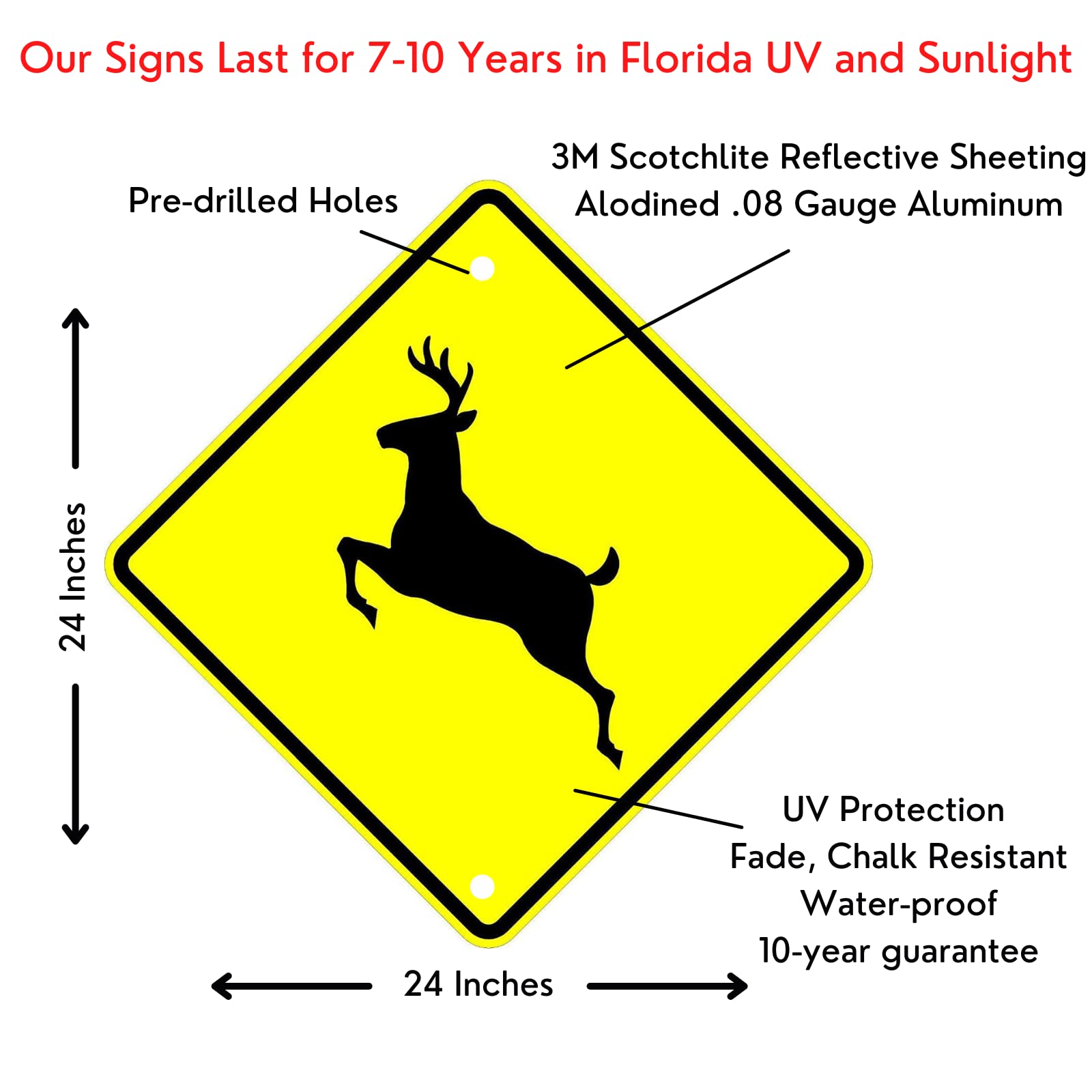 Deer Ahead Sign