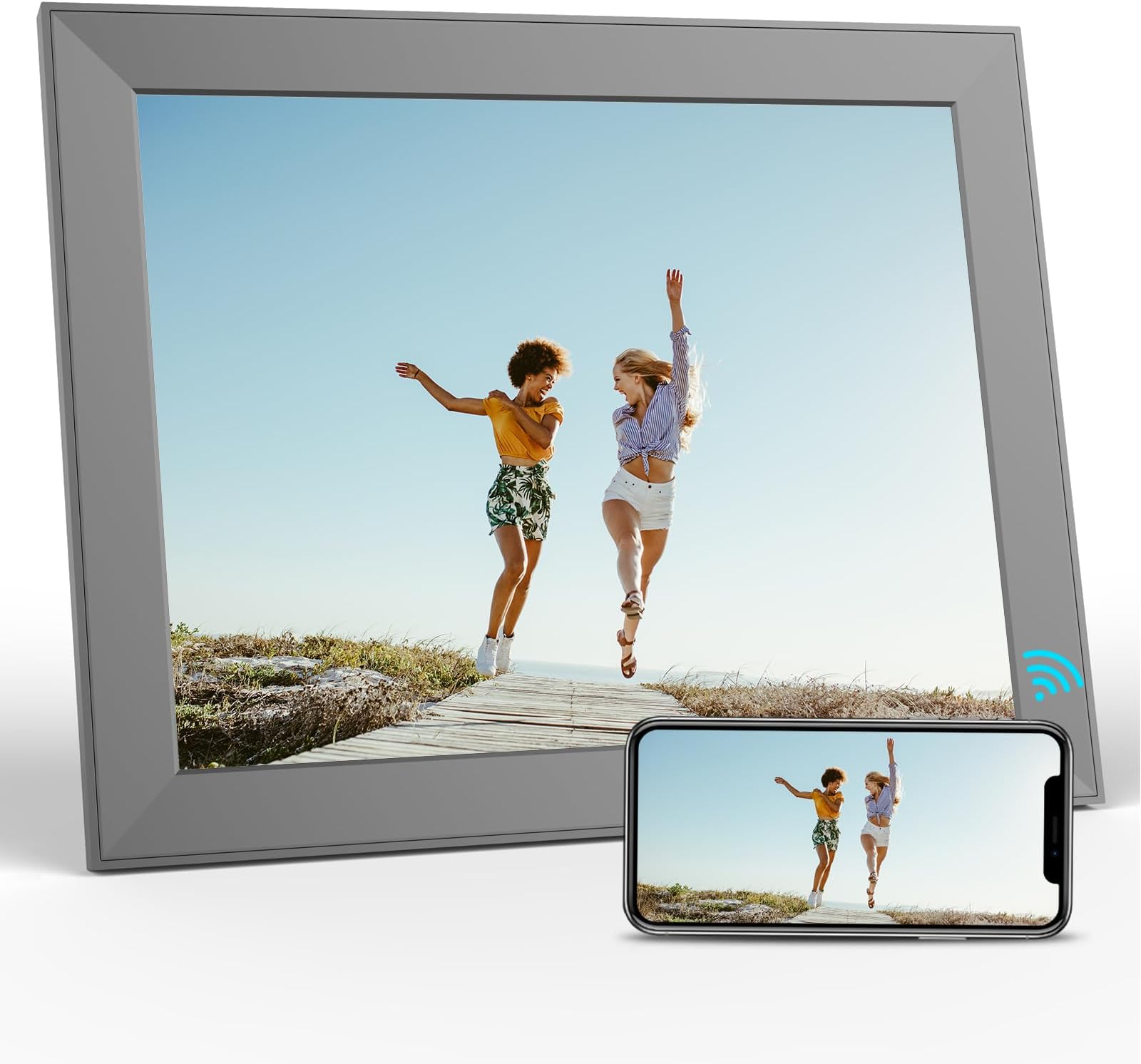 Amazon.com : Nixplay 10 inch Digital Photo Frame with WiFi - Black ...