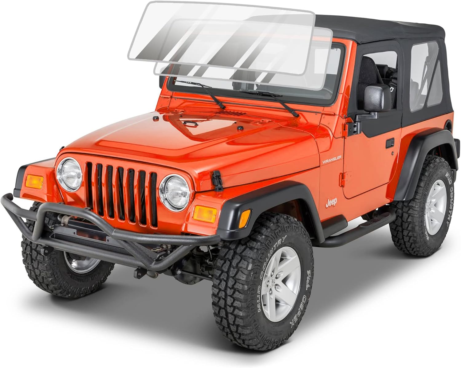 Amazon.com: TACTIK Windshield Guard Shatterproof ClearPlex Windshield ...