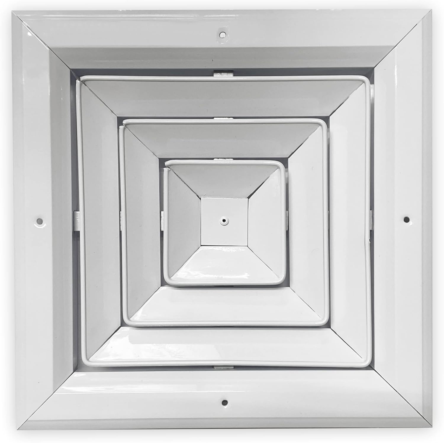 Maier Internacional - Decorative White Air Vent - 12x12 Modern AC Vent ...