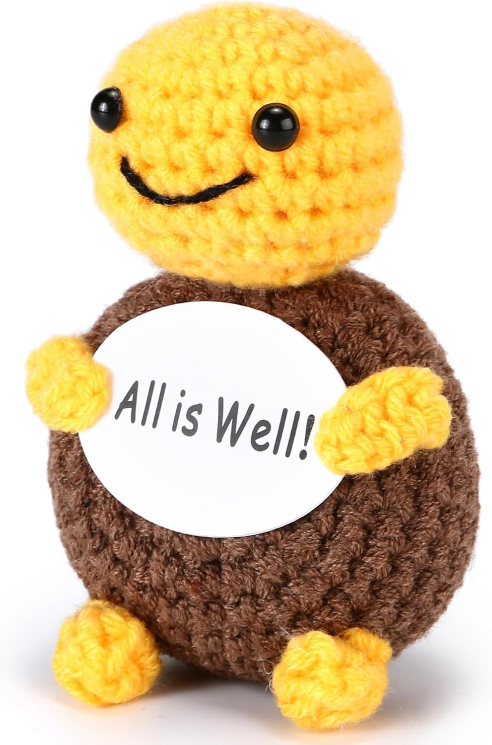 Amazon.com: LILQIN Handmade Emotional Support Turtle - Positive Turtle ...