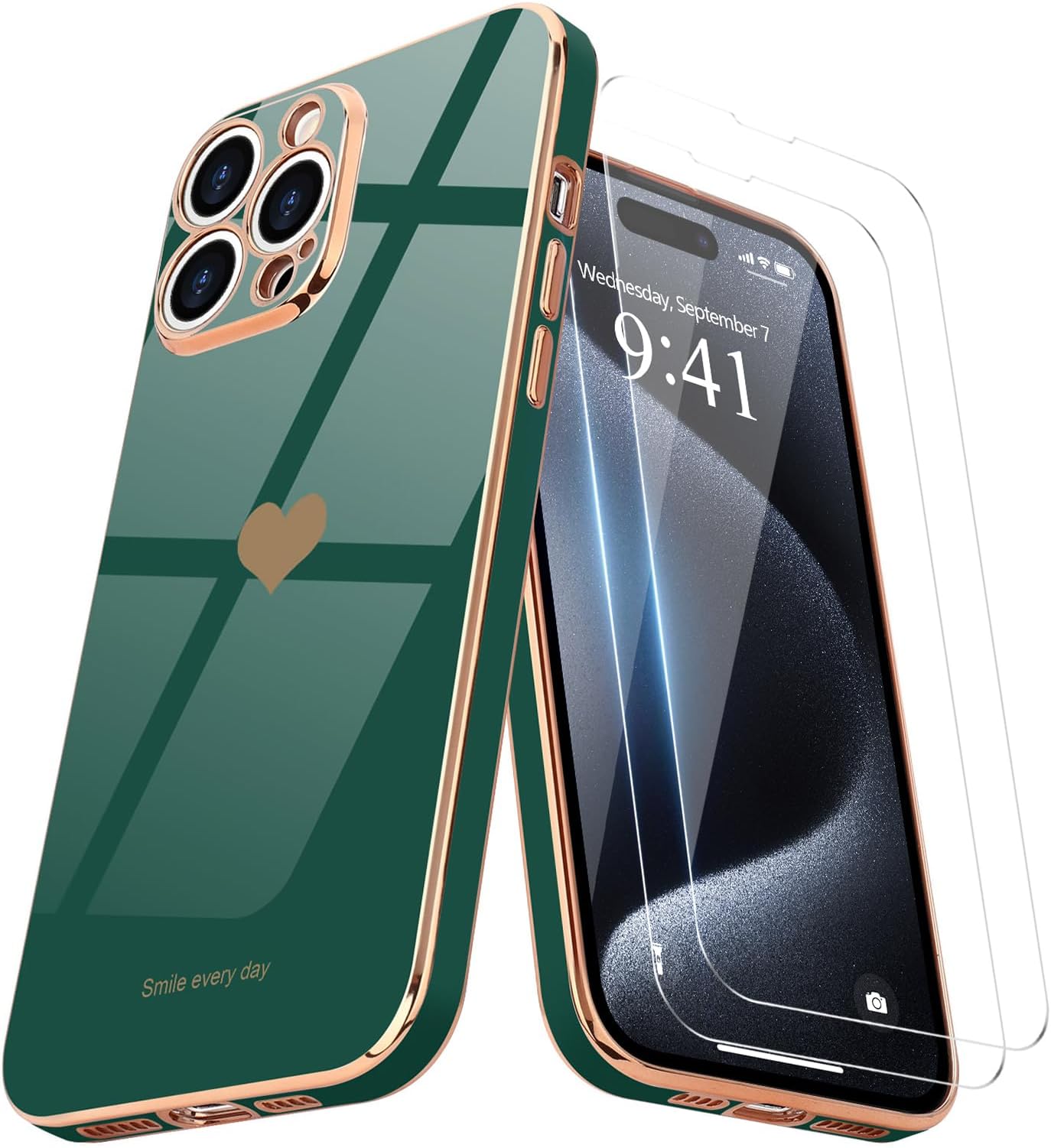 Amazon.com: ORETECH for iPhone 15-Pro Case: Full Body Rugged Protective iPhone 15 Pro Case with ...