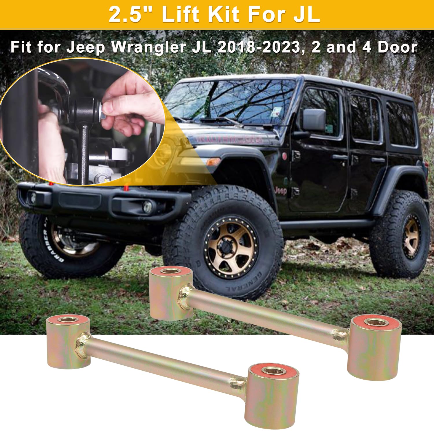Old Man Emu Lift Kit Jeep Wrangler 2.5 Inch Lift Kit For Jeep Wrangler ...