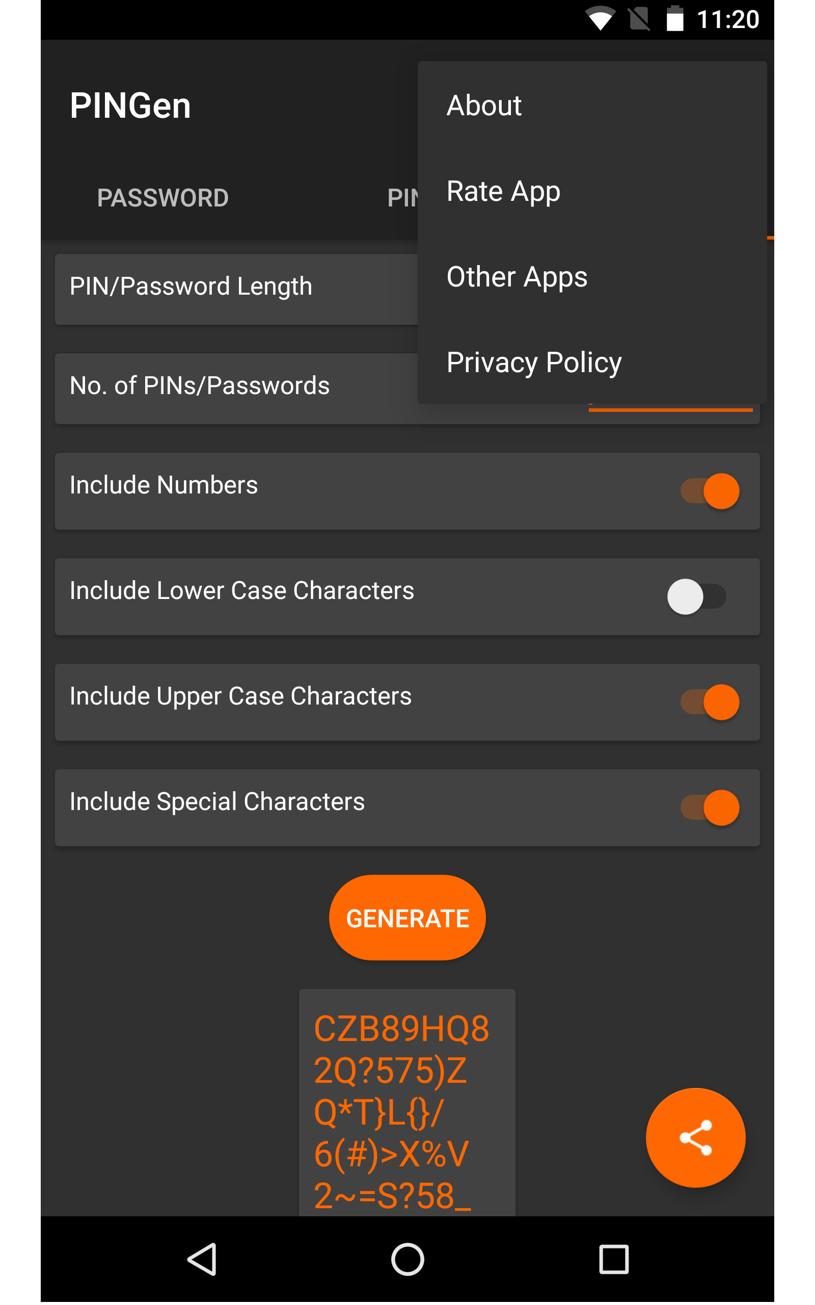 PINGen - Random PIN Generator - App on Amazon Appstore