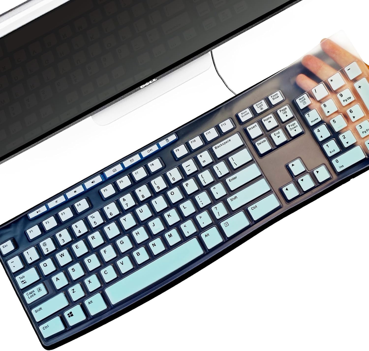 Amazon.com: Keyboard Cover for Logitech MK270 MK295, Silicone Keyboard ...