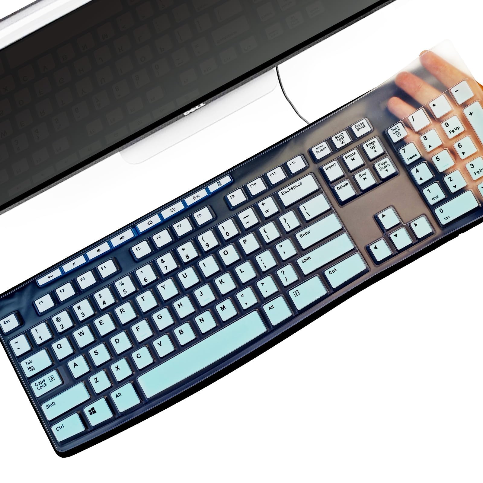 Amazon.com: Keyboard Cover for Logitech MK270 MK295, Silicone Keyboard ...