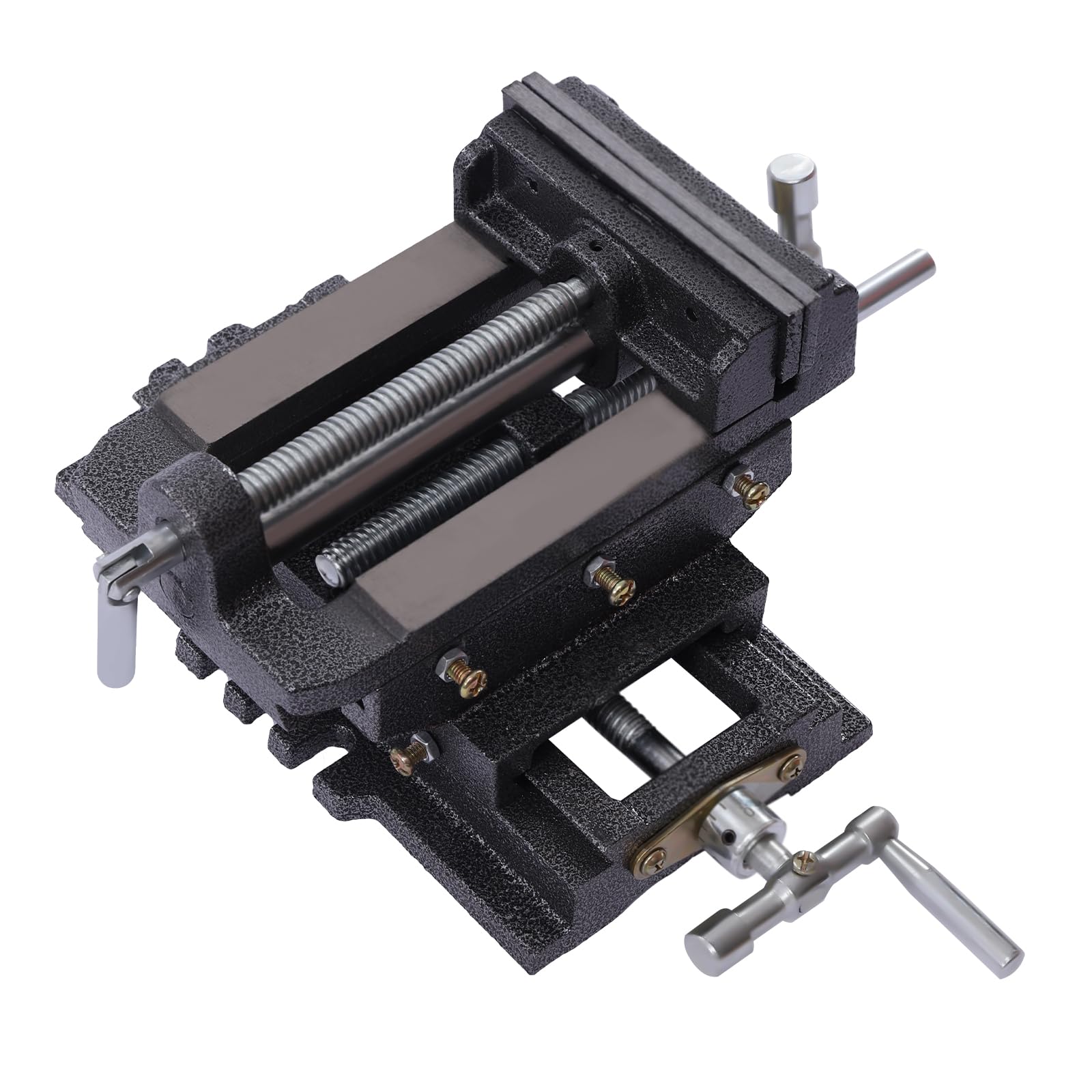 Cross Slide Drill Press Vise, 5 Inch X-Y Heavy Duty Clamp Machine Vice ...