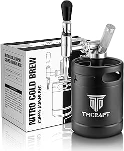 TMCRAFT 64 oz Nitro Cold Brew Coffee Machine, Stainless Steel Stout ...