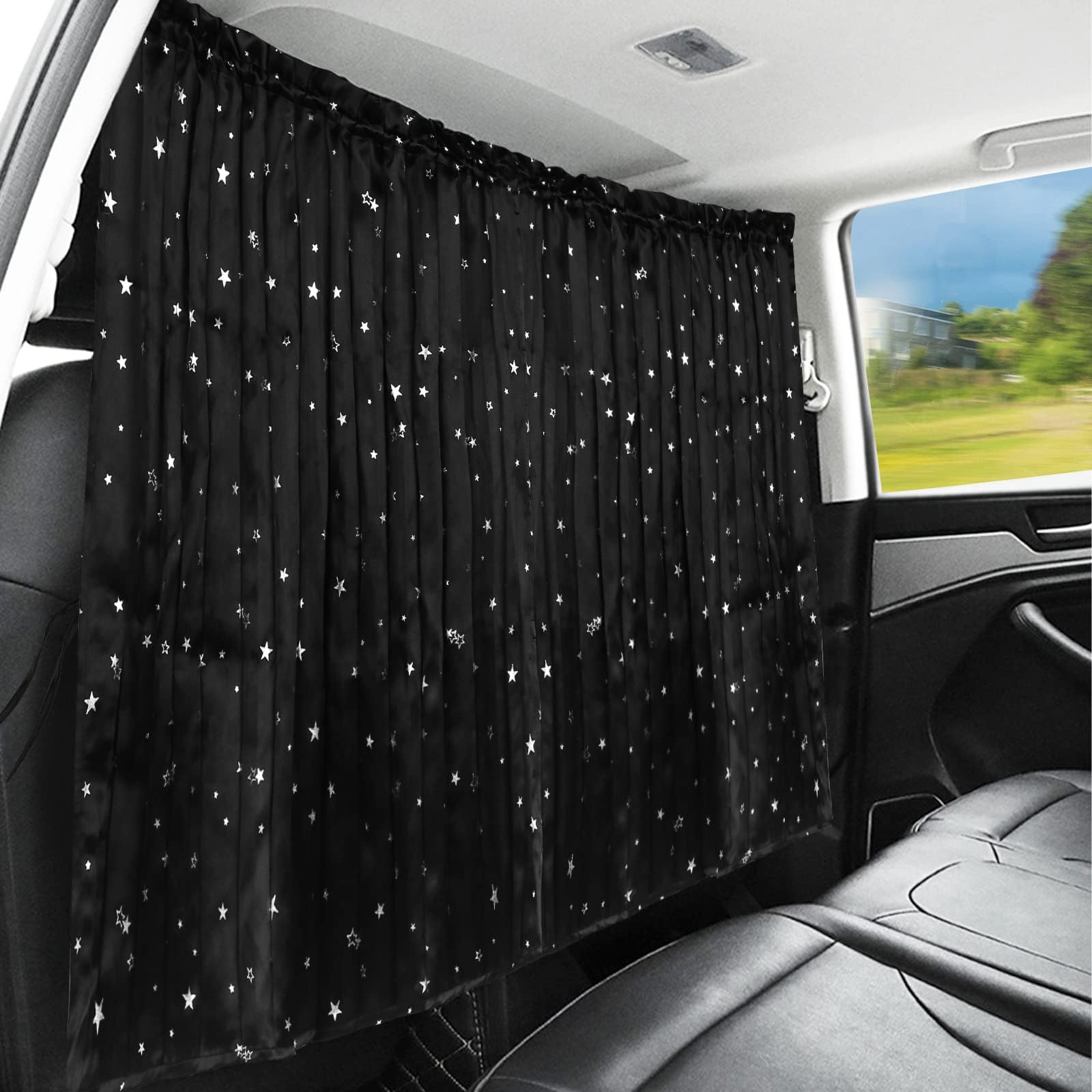 Amazon.com: Set of 3 Car Privacy Curtains, Car Window Covers for ...