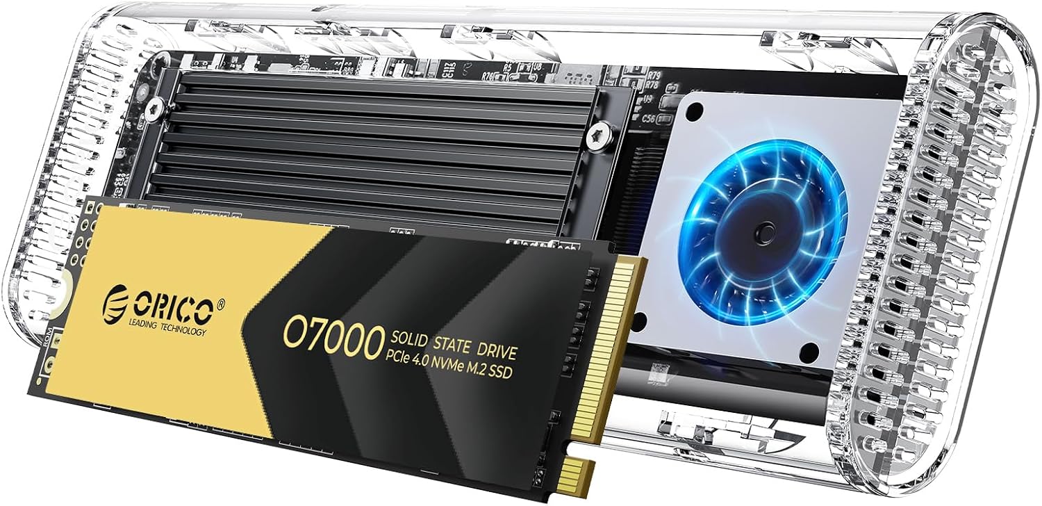 Amazon.com: ORICO DIY 2TB portátil SSD externo, hasta 3500MB/s disco ...