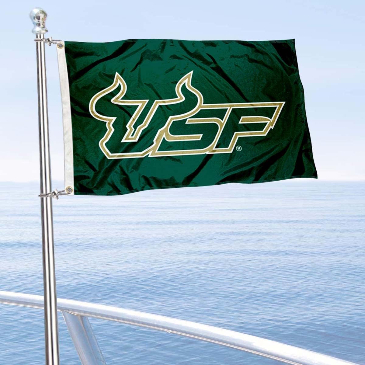 Amazon.com : USF Bulls Golf Cart and Boat Flag : Outdoor Flags : Sports ...