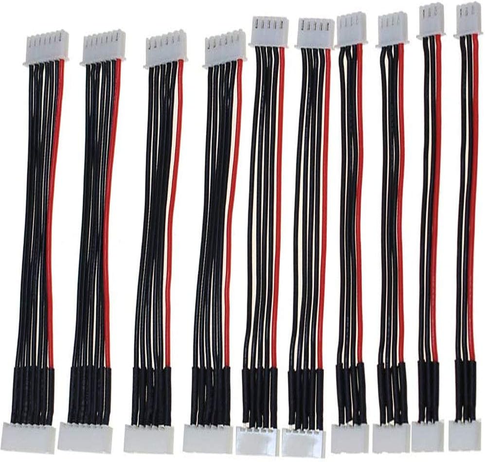 Amazon.com: elechawk JST-XH 3S Balance Plug Extension Lead Wire 200mm 5 ...