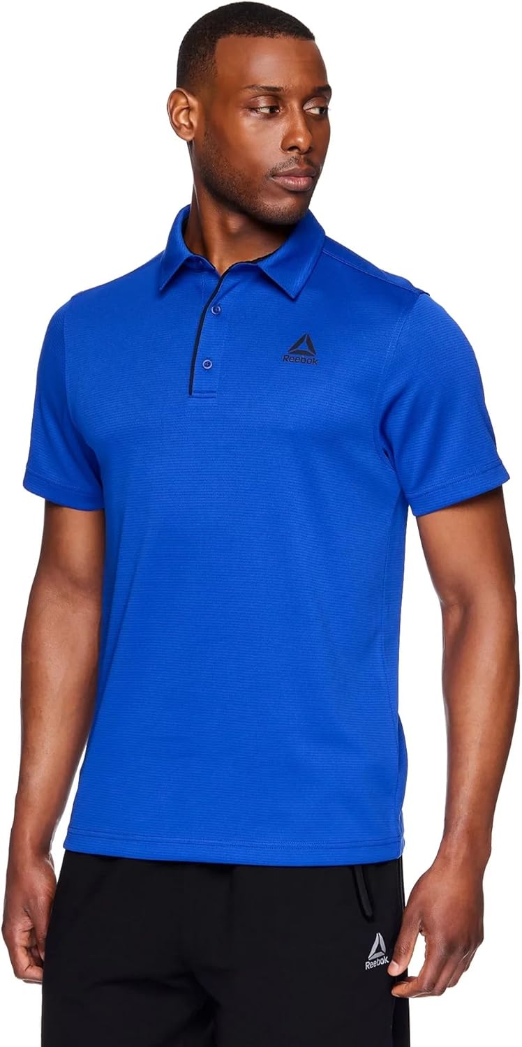 Reebok Men's Short-Sleeve Performance Ace Polo Shirt (Mutiple Colors ...