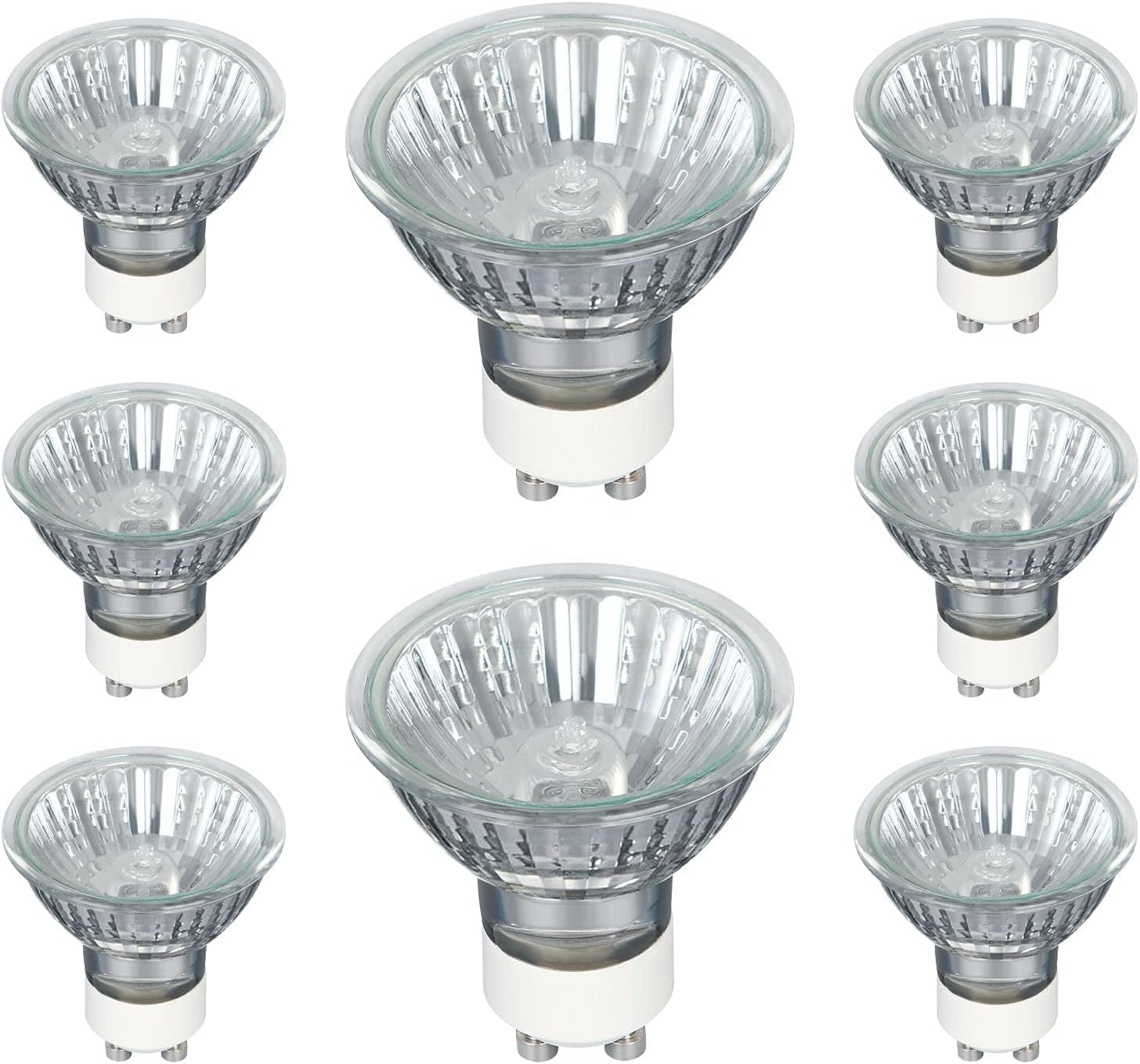 GU10 50 Watt Dimmable GU10 Halogen 240V Light Bulbs - 6 Pack : Amazon ...