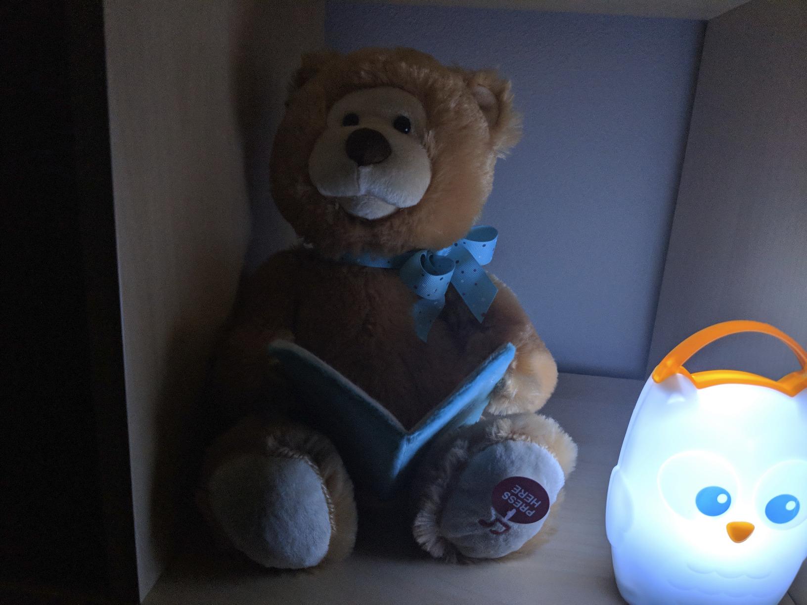 Amazon.com: Cuddle Barn Animated Plush Bear - Pray With Me Pals - Bible Story Time by Cuddle ...