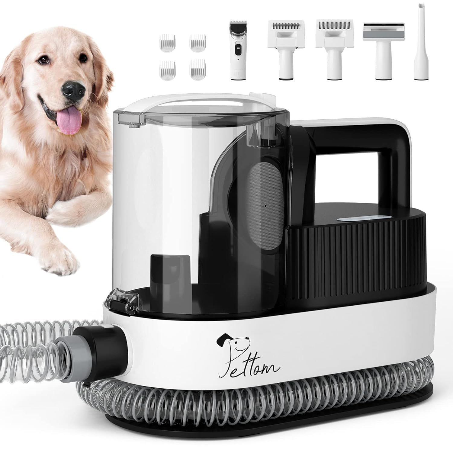 Amazon.com: Pet Grooming Vacuum Kit & Dog Hair Vacuum, Dog Vacuum Brush ...