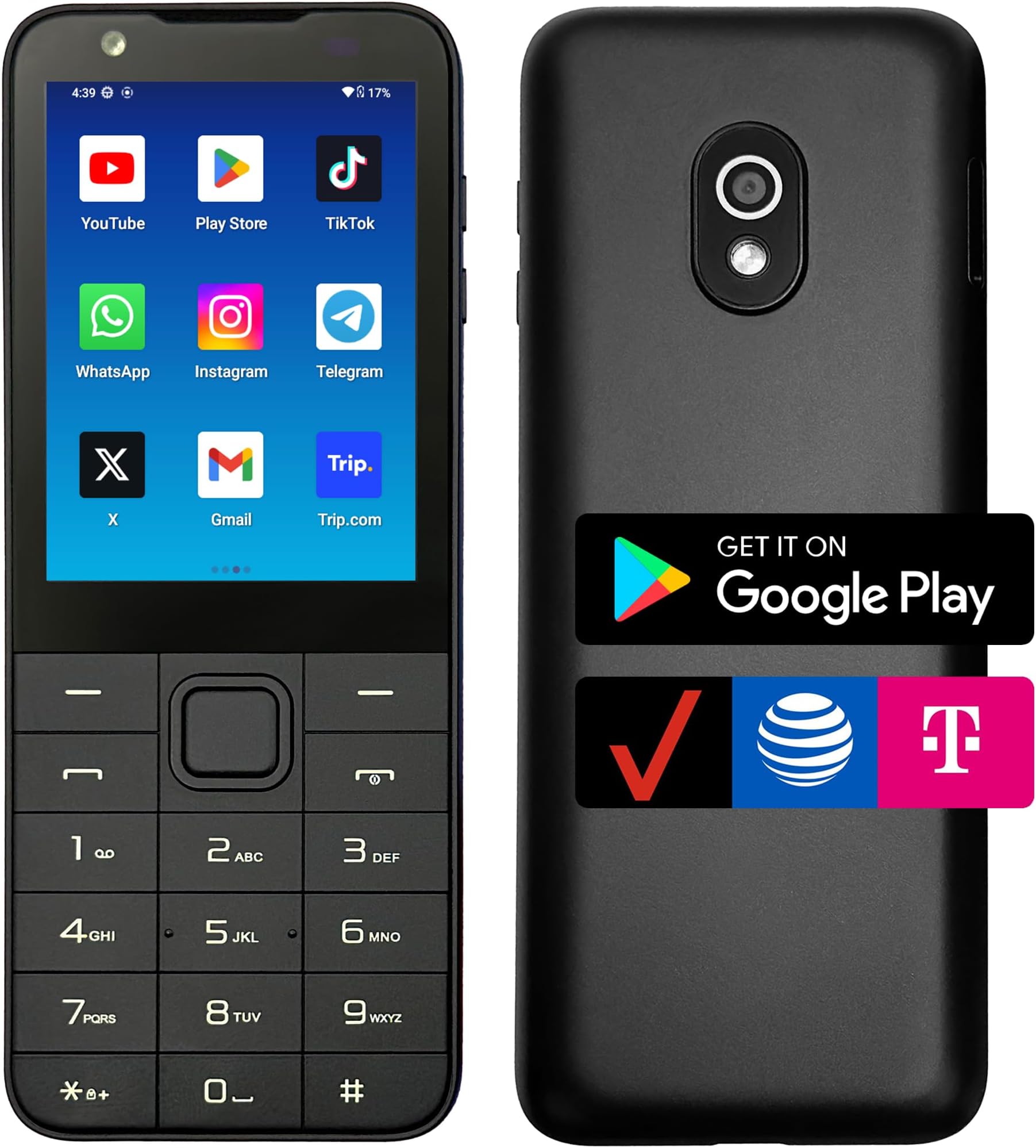 Amazon.com: TIQ mini M5 | 4G | Android 13 | Play Store | Dual Sim Card ...