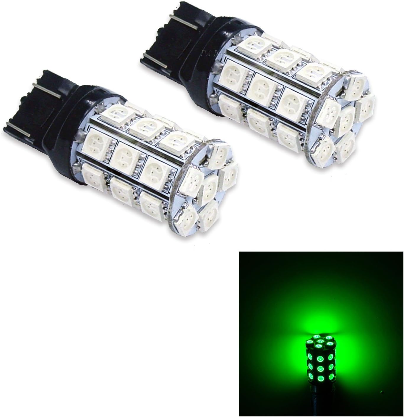 Amazon.com: 194 168 T10 Wedege SMD High Power LED HYPER WHITE BULBS ...