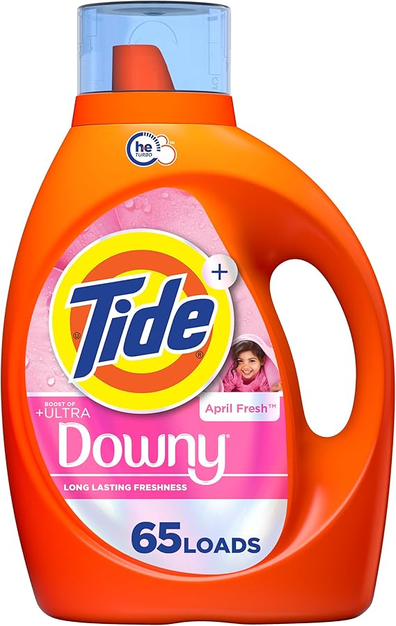 Amazon.com: Tide Plus Boost of Ultra Downy Liquid Laundry Detergent ...