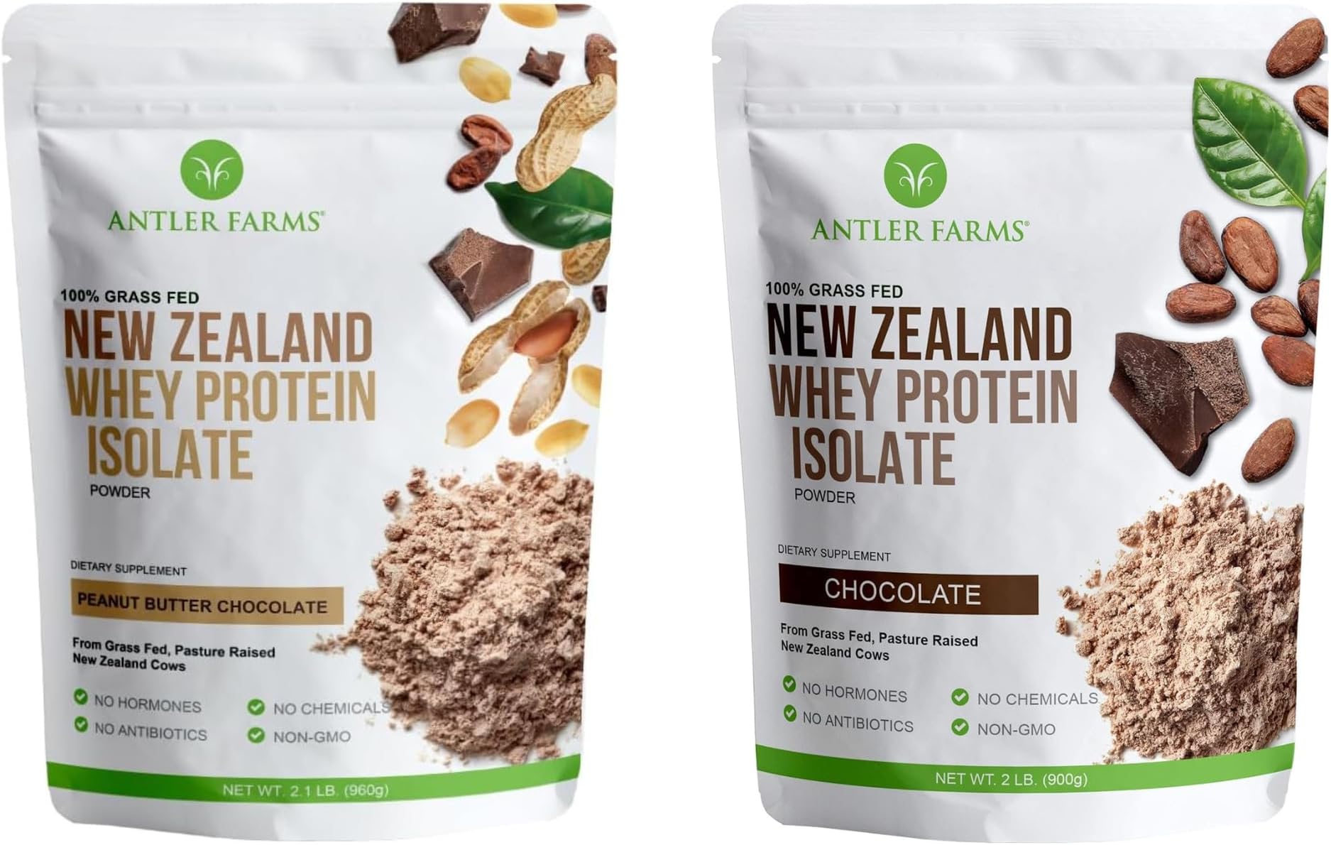 Amazon.com: Antler Farms - 100% Grass Fed New Zealand Whey Protein ...
