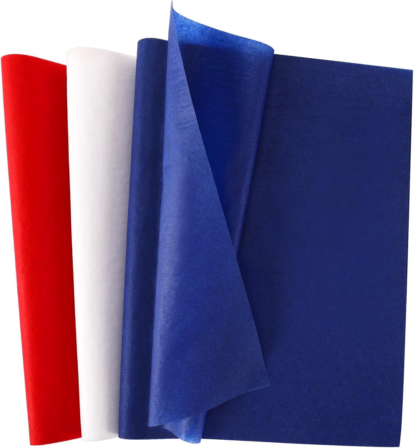 Amazon.com: SANNIX 100 Sheets 4th of July Patriotic Tissue Paper Bulk ...