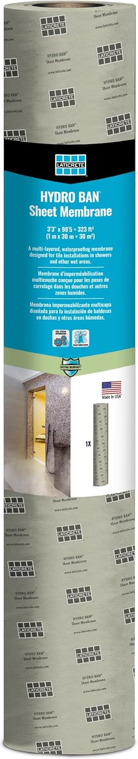 LATICRETE Hydro BAN Sheet Membrane 323 SF - Amazon.com