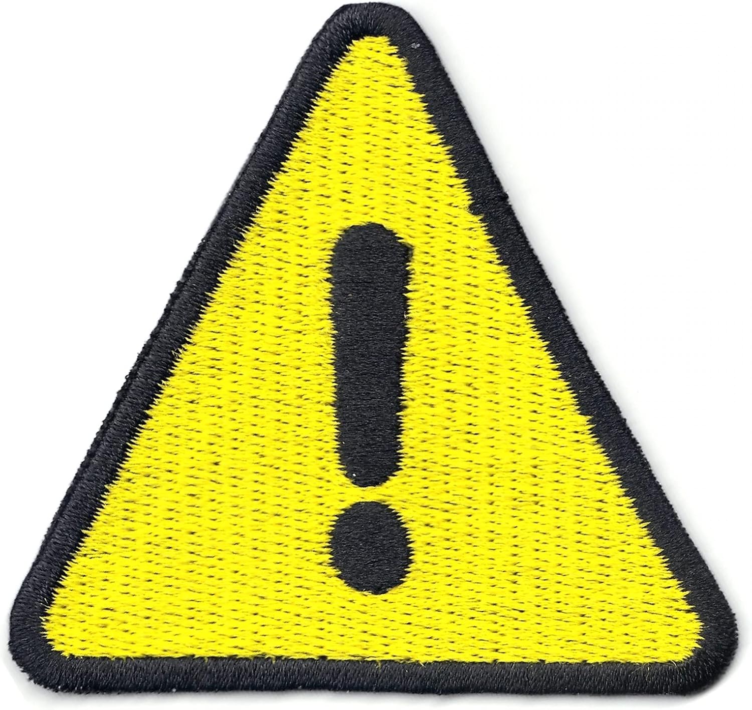 Amazon.com: Warning Yellow Street Sign Patch Yield Logo Iron On Embroidered