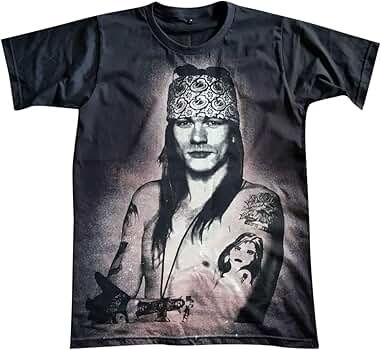 Camiseta Del Hijo De Axl Rose El Rock Es Cultura Axl Rose Con La