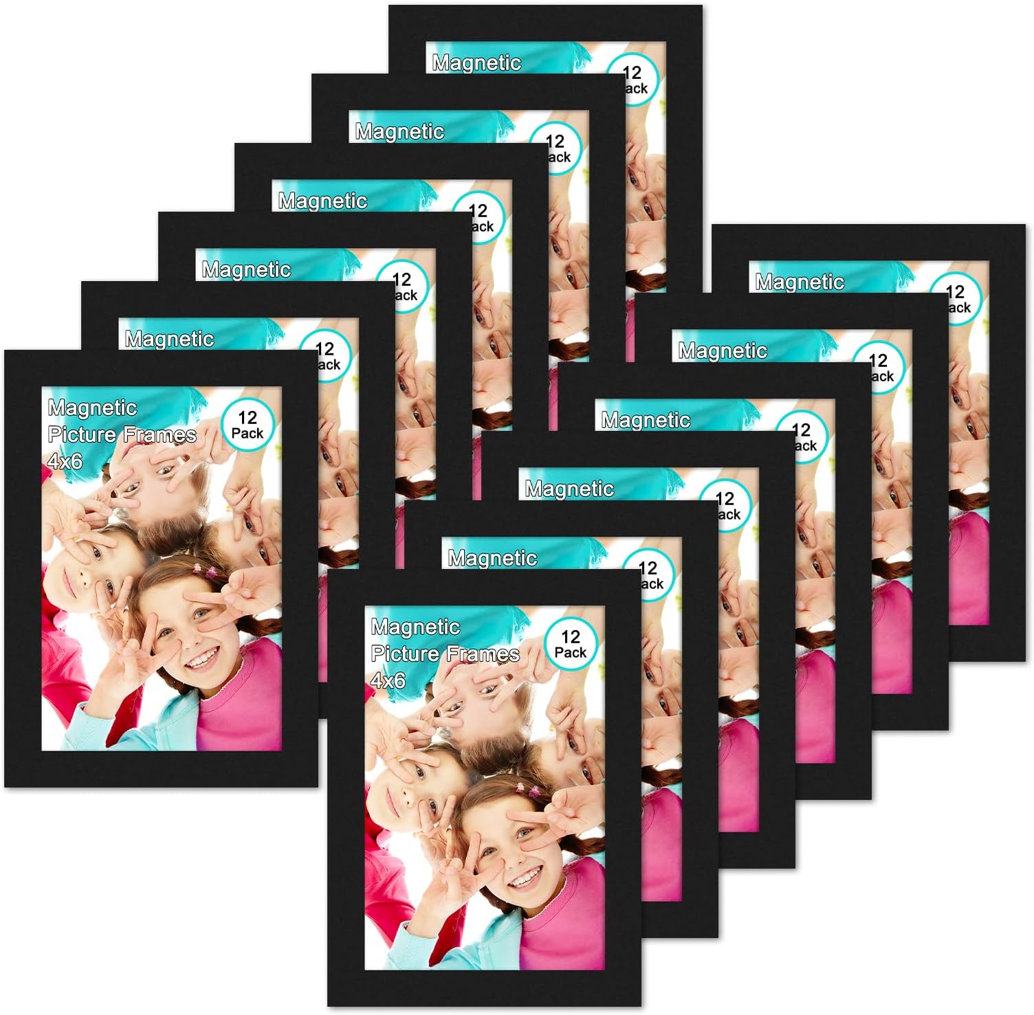 BELLE VOUS Cadre Photo Magnetique Frigo (Lot de 15) - Magnet Photo ...