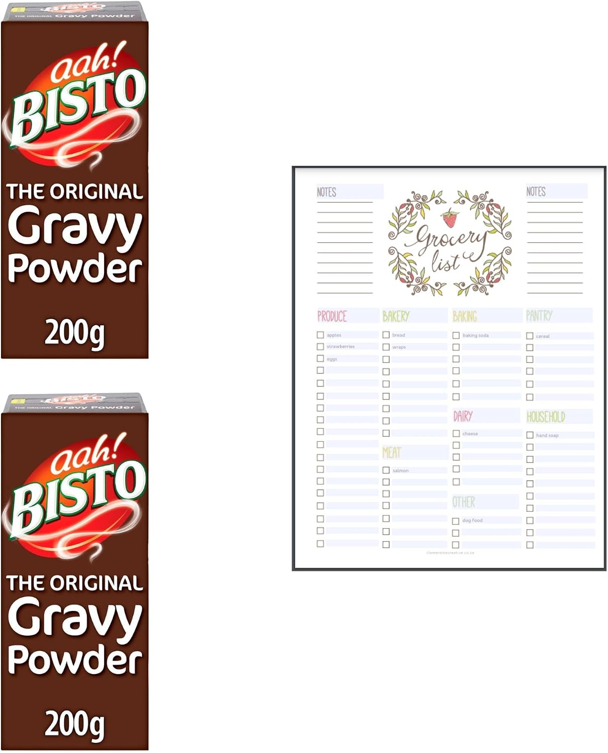Gravy Powder Bundle which Contains Bisto The Original Gravy Powder 200g ...
