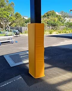 Custom Playground Padding for Square Poles - 4-Sided Wrap Around Covers ...