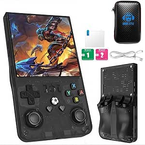 New R36 max Retro Handheld Game Console, 4.0" IPS Screen Portable Video ...