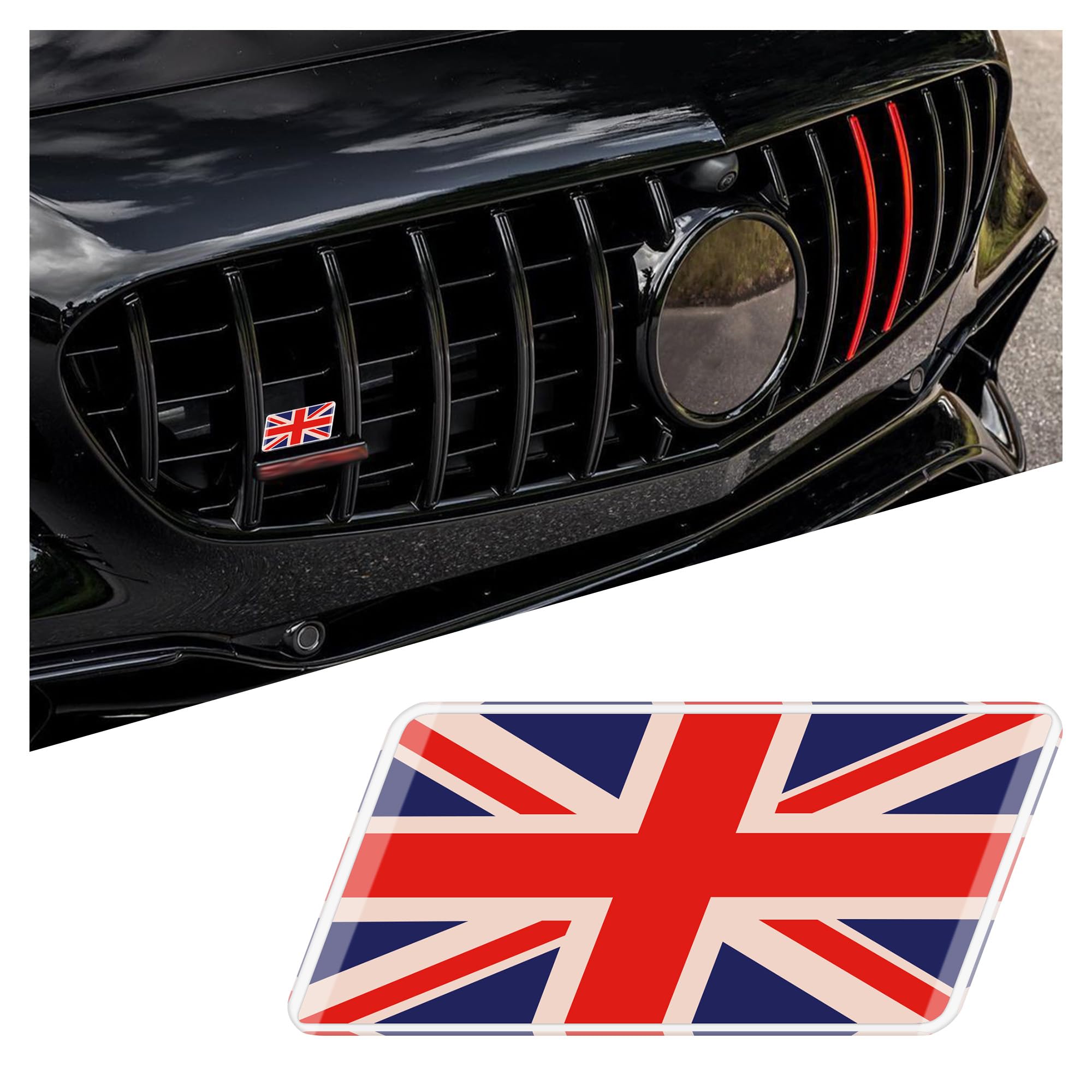 Snapklik.com : 3D Car Emblem Stickers For Car Decor,Unique British Flag ...