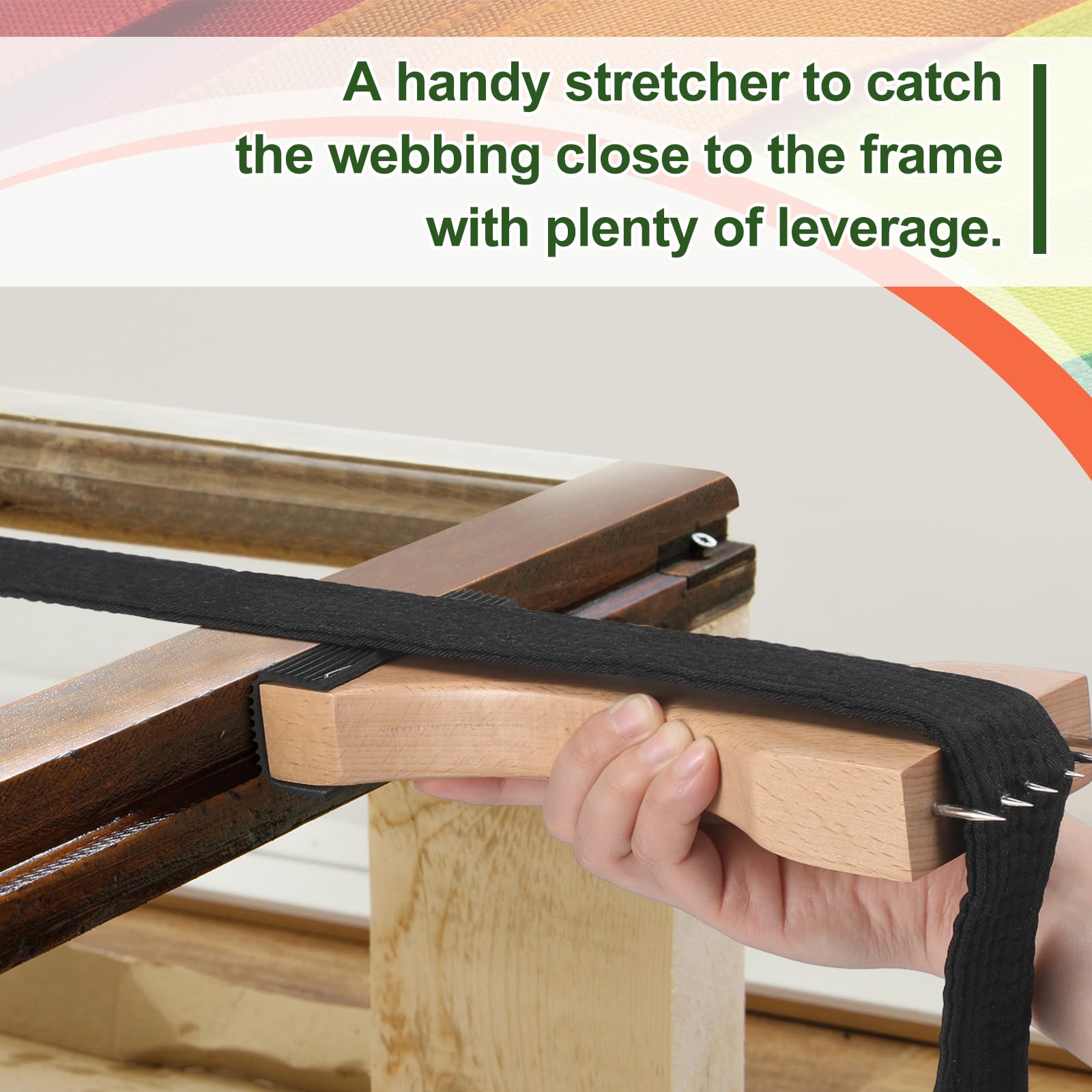 Snapklik.com : Colingmill Wooden Webbing Stretcher Upholstery Tool ...