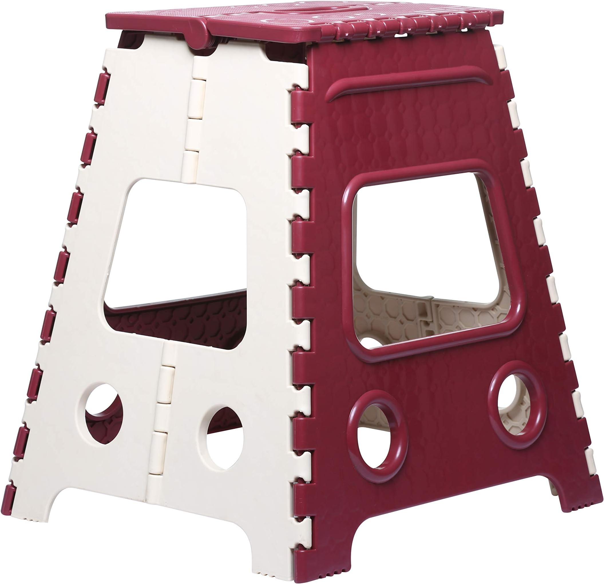 GOCART WITH G LOGO 18 Inches Super Strong Folding Step Stool for Adults ...