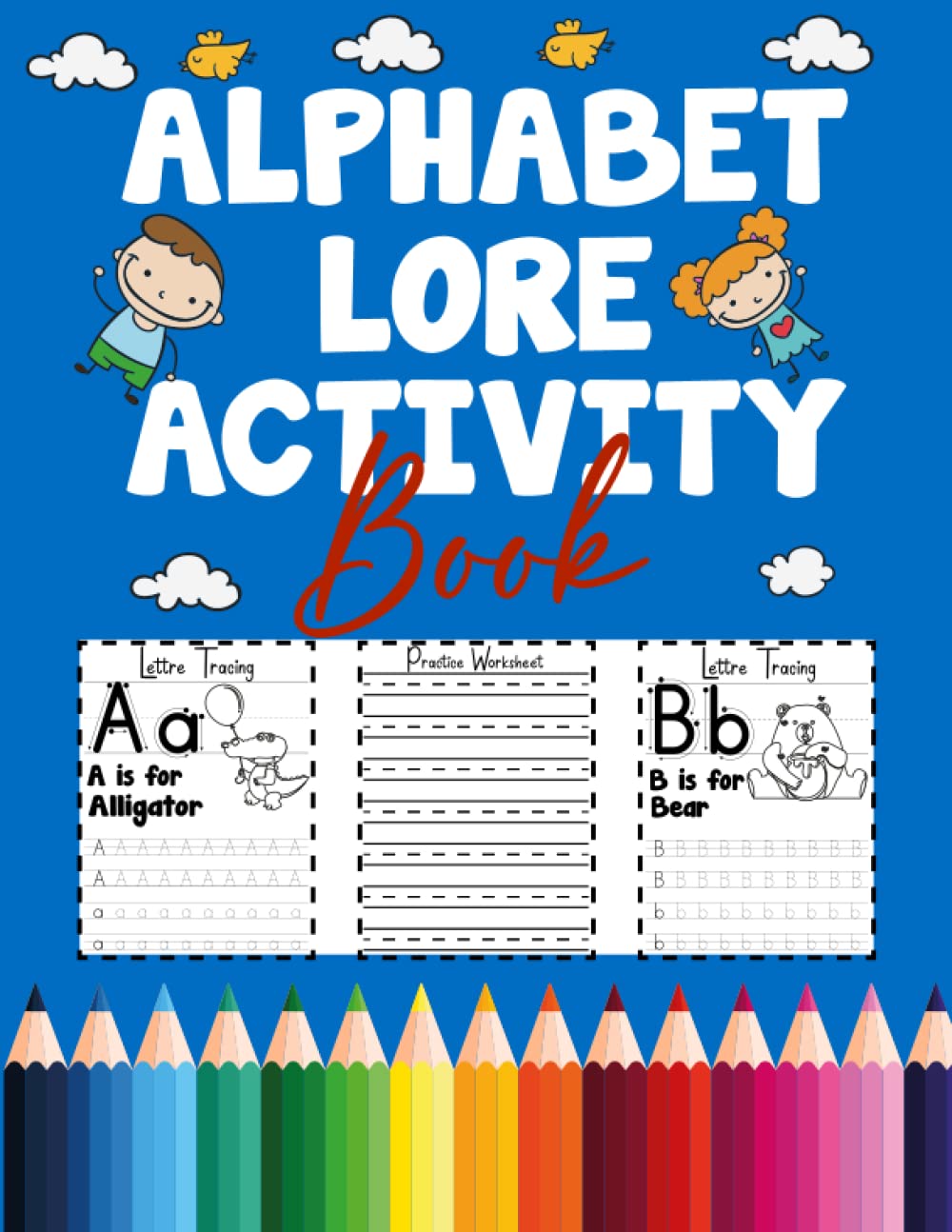 Buy Alphabet Lore Coloring Book: activity tracing and coloring for kids ...