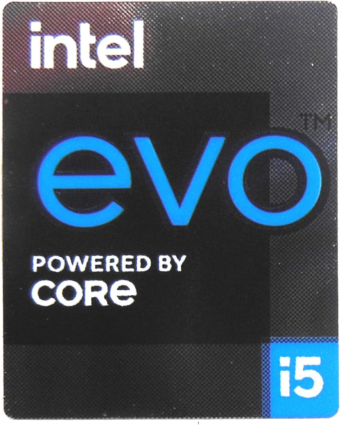 Amazon.com: VATH Sticker Compatible with Intel EVO Powered by Core i5 ...