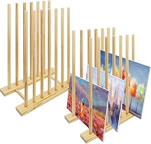 Amazon.com: 2 Pcs Artist Rack Art Storage Racks 24 x 11 x 19.1 Inch ...