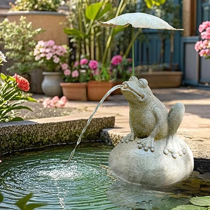 Amazon.com: Garden Pond Spitters, Animal Pond Fountains, Fish Pond ...