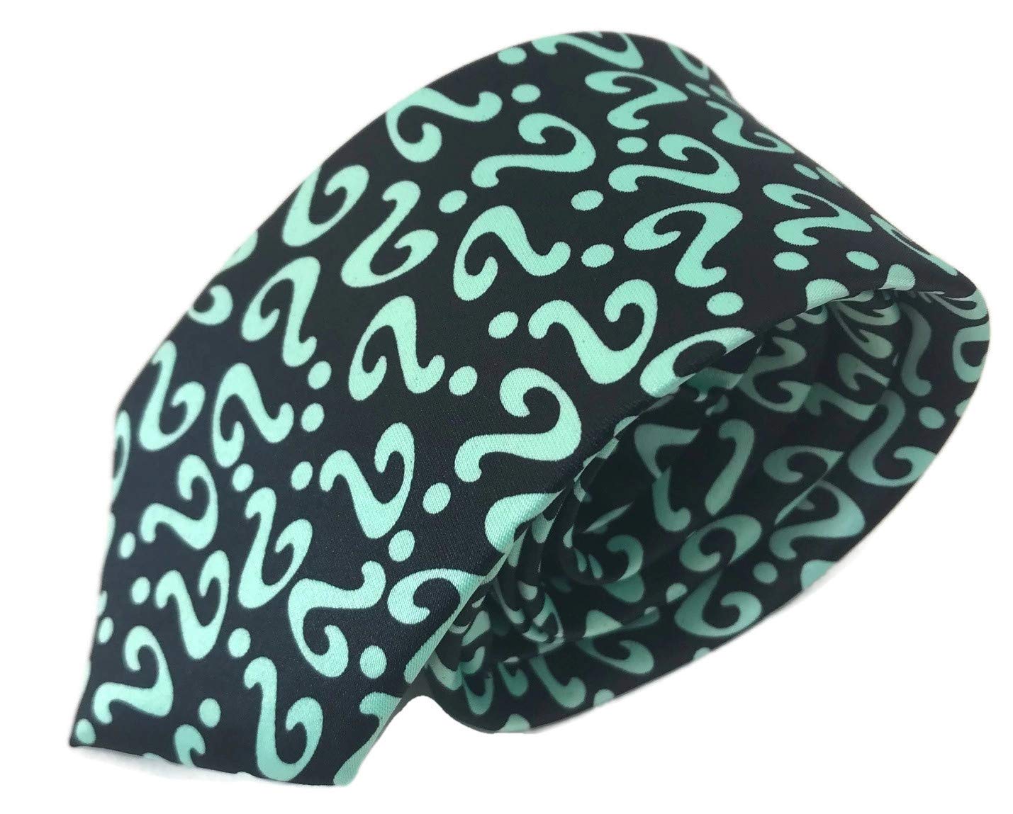 Buy costumebase Riddler Green Question Mark Tie Gotham, Mix, One Size ...